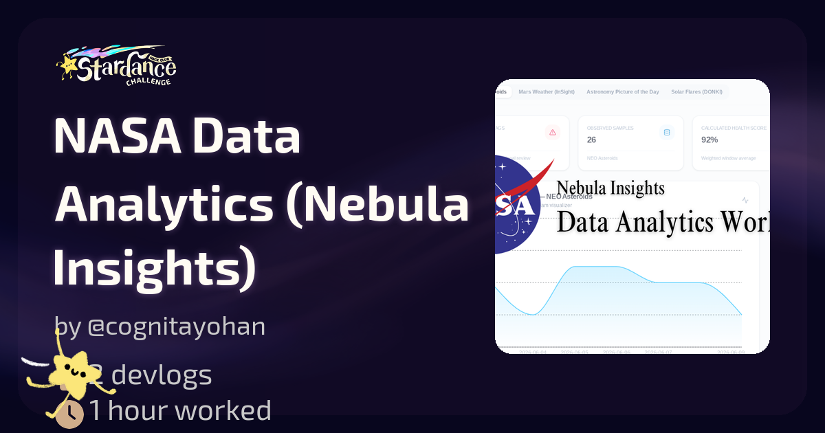 NASA Data Analytics (Nebula Insights) - Stardance